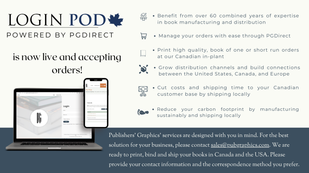 LOGIN POD – Publisher's Graphics